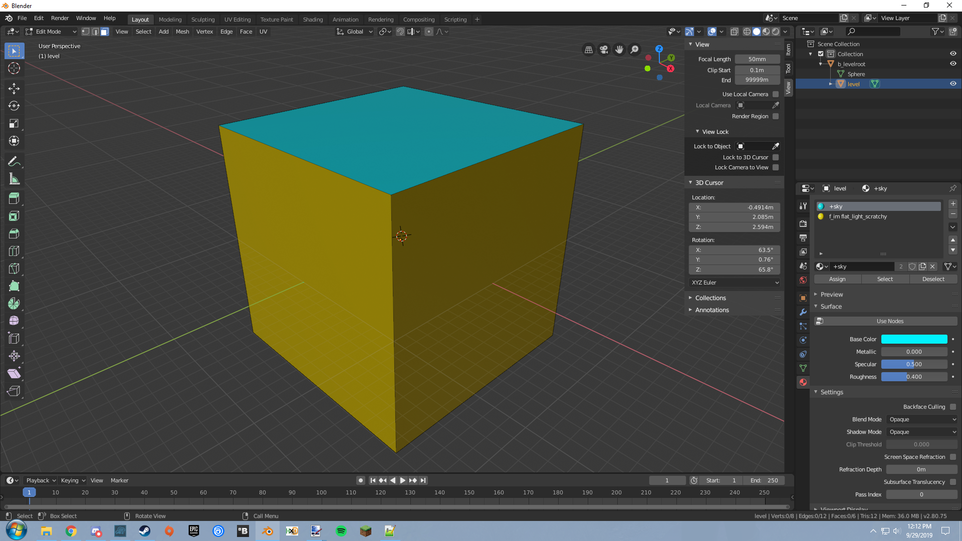 Blender Map Making 2.8